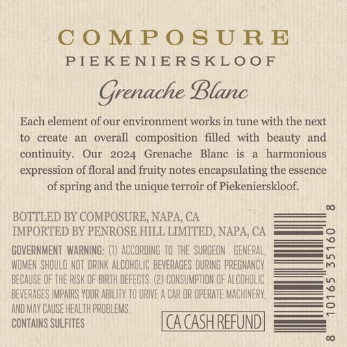 Buy Composure 2024 Grenache Blanc – Firstleaf