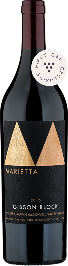 Buy Marietta: Gibson Block 2015 Syrah – Firstleaf